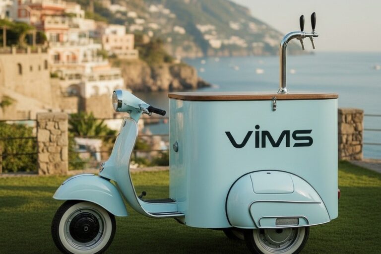 Vespa Bar Unit — Vintage Espresso & Cocktail Cart | VIMS